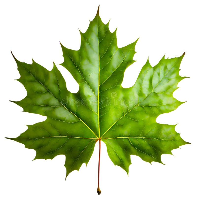 Isolated Maple Leaf on White Background Stock Photo - Image of season ...