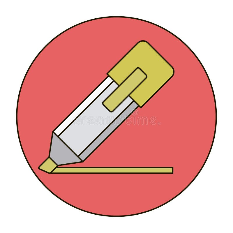 Isolated marker icon stock vector. Illustration of write - 77891964