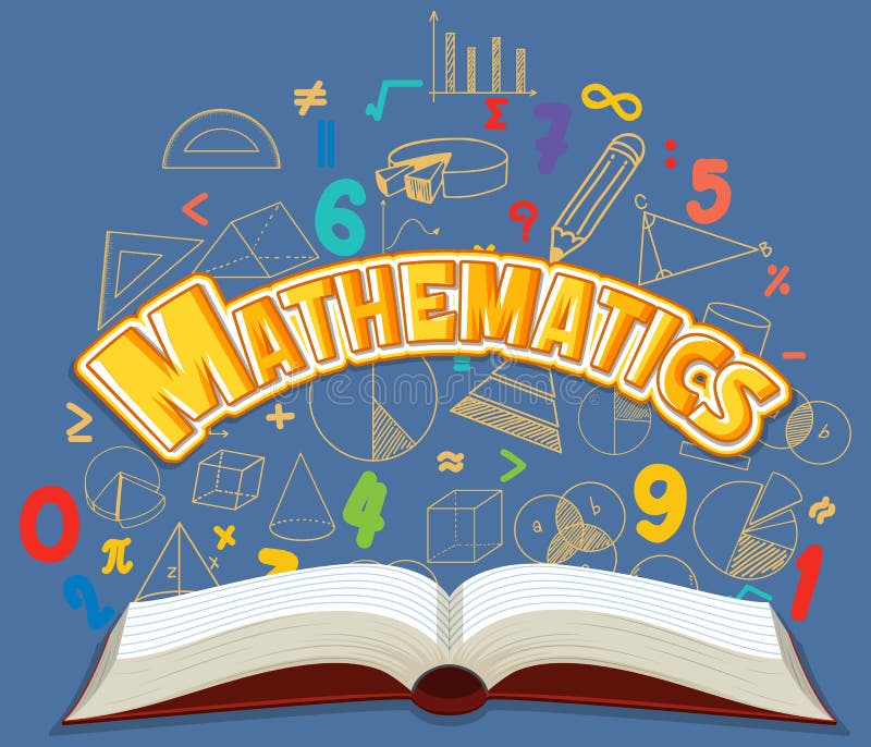 Isolated Mathematics Font Banner Stock Vector - Illustration of symbol ...