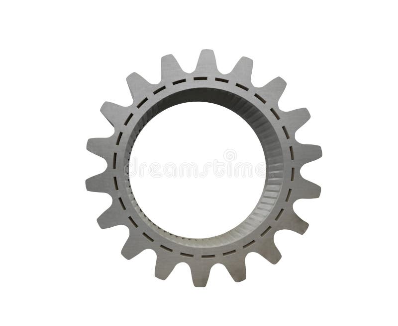 Isolated Mechanical Gear Part of a Mechanism Stock Photo - Image of ...
