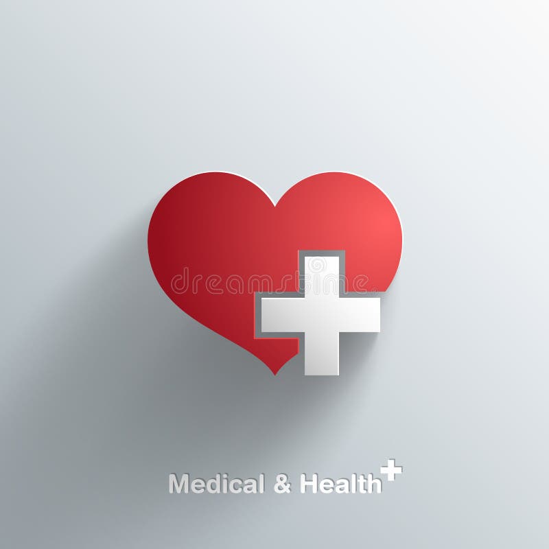 Isolated Medical Symbol with Transparent Shadow Stock Vector ...