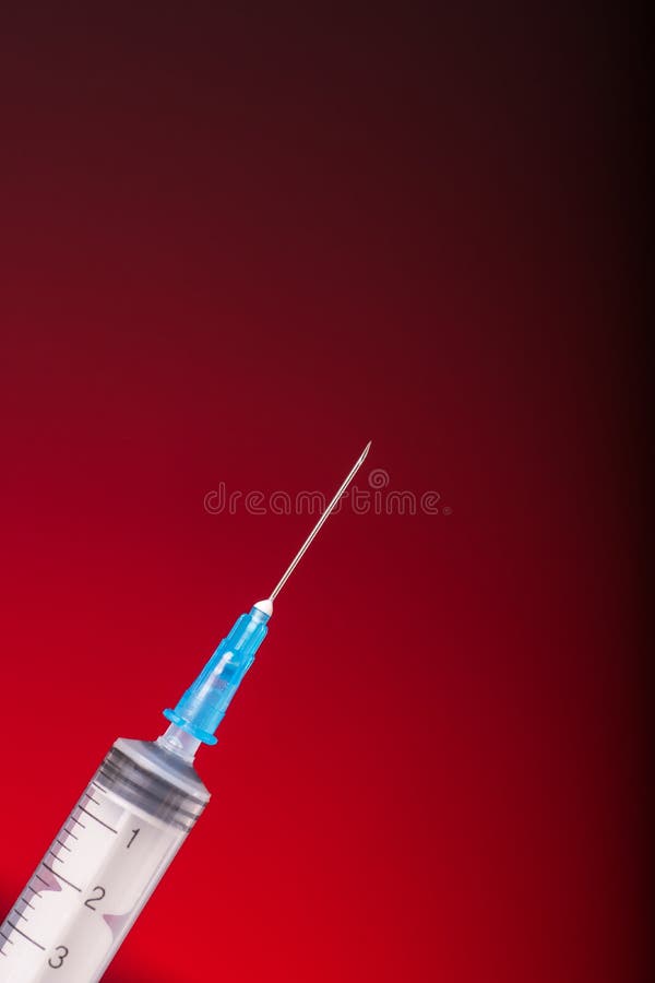 Isolated medical syringe stock photo. Image of hospital - 107004788