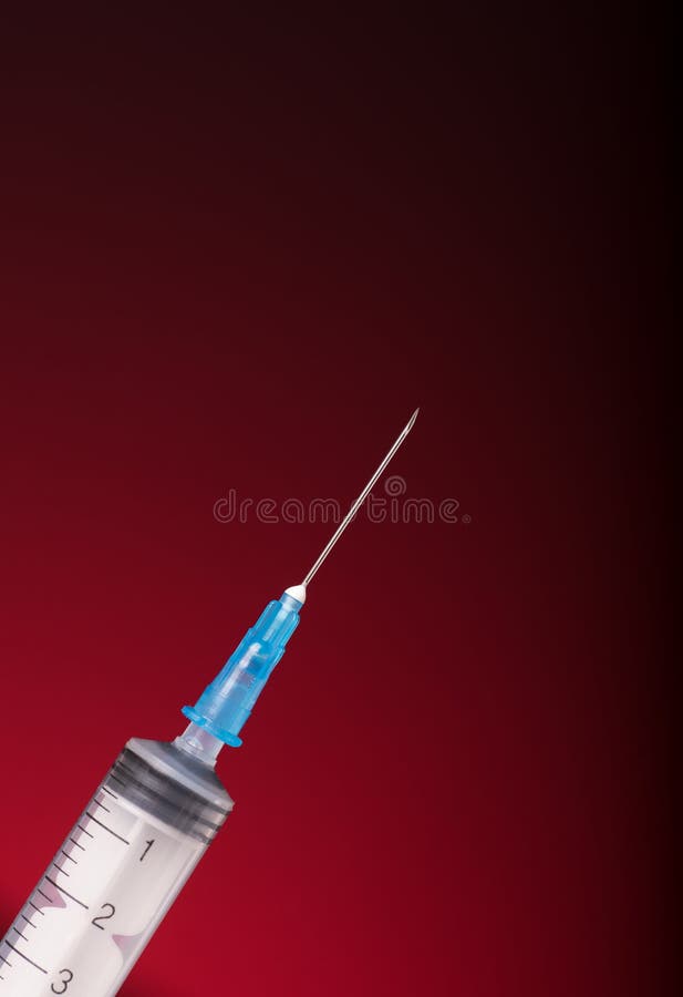 Medical Syringe with the Needle in the Vial Stock Image - Image of care ...