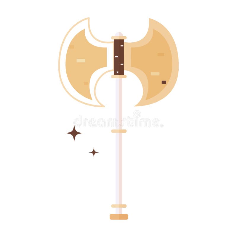 Isolated Medieval Axe Weapon Icon Vector Stock Vector - Illustration of ...