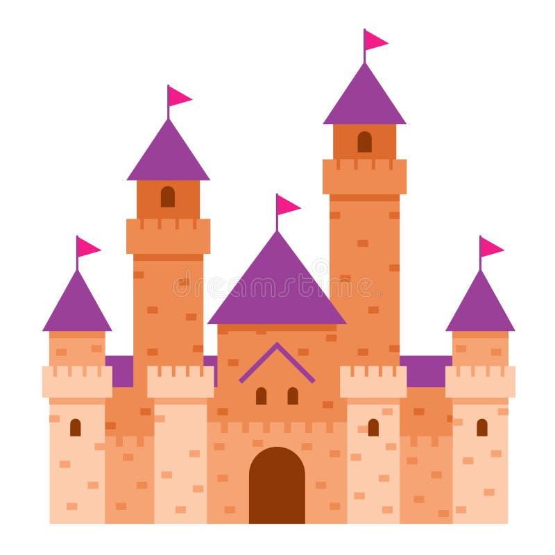 Isolated Medieval Castle Building Icon Vector Stock Vector ...