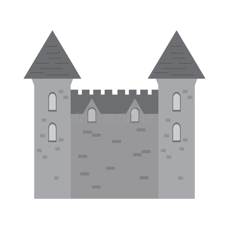 Isolated Medieval Castle Icon Stock Vector - Illustration of castle ...