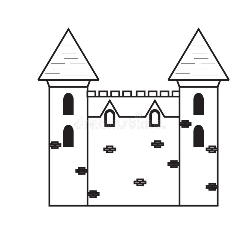 Isolated Medieval Castle Icon Stock Vector - Illustration of clipart ... Isolated Medieval Castle Icon Stock Vector - Illustration of clipart ...