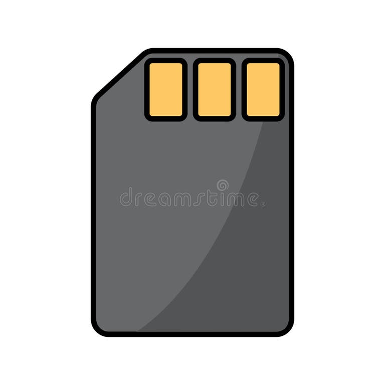 Isolated memory stick icon stock vector. Illustration of clipart ...