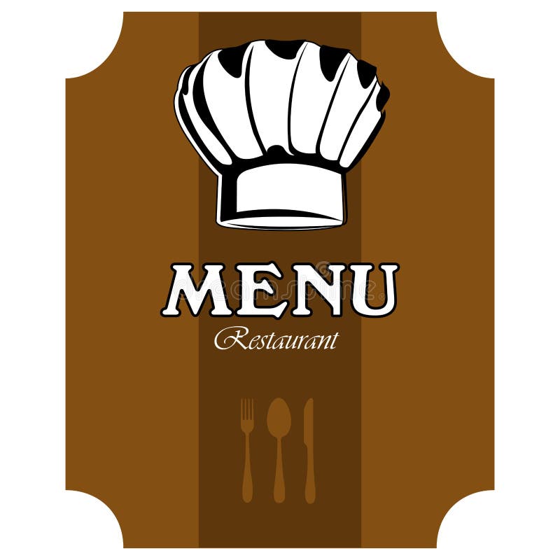Isolated menu label stock illustration. Illustration of concept - 95920898
