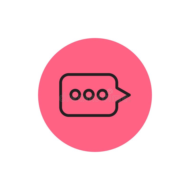 Isolated Messenger Red Logo Stock Vector - Illustration of collection ...