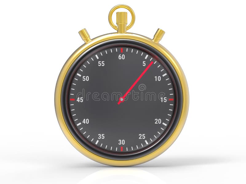 Isolated Metallic Chronometer Background Stock Illustration ...