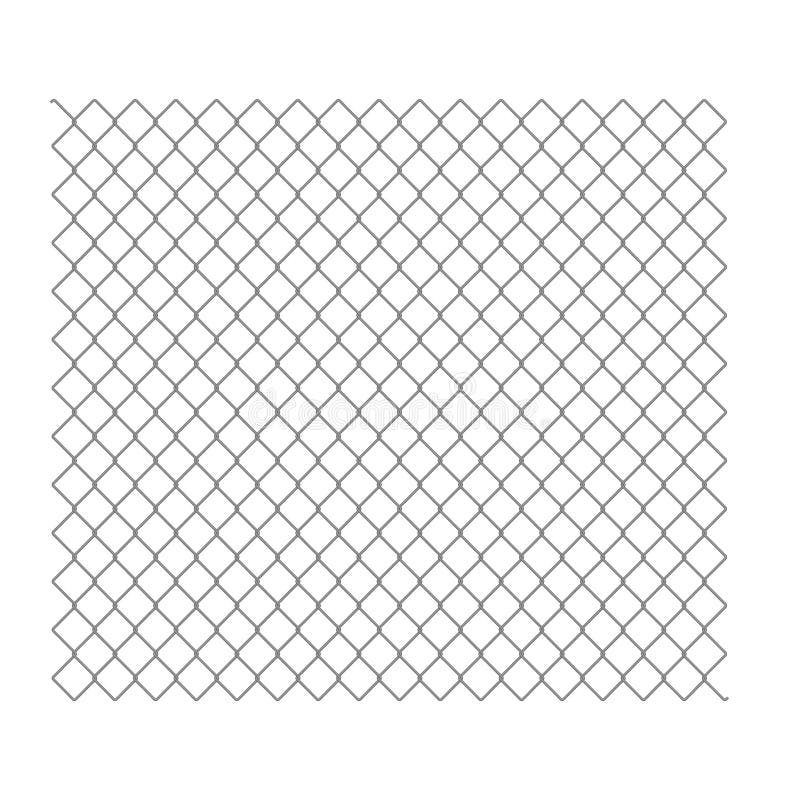 Isolated Metallic Net on White Background Stock Vector - Illustration ...