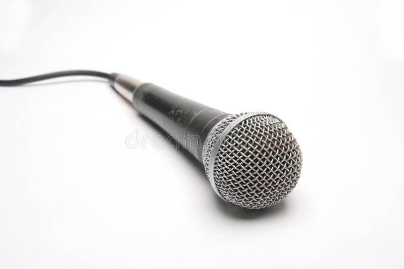 Isolated Microphone stock image. Image of audio, concert - 1312995