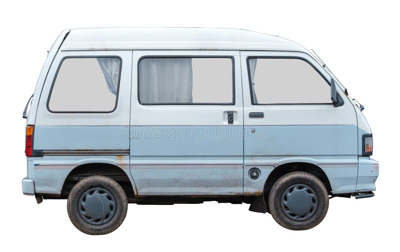 Isolated Mini Camper Van stock image. Image of mini - 364872639