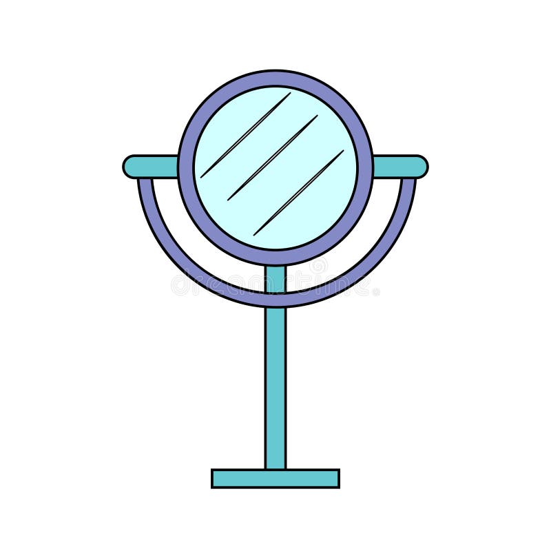 Isolated Mirror Women Makeup Vector Illustration Stock Vector ...