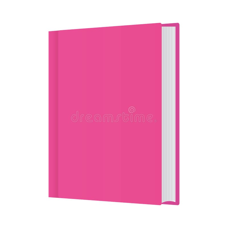 Pink Notebook with clip stock vector. Illustration of clip - 20473465