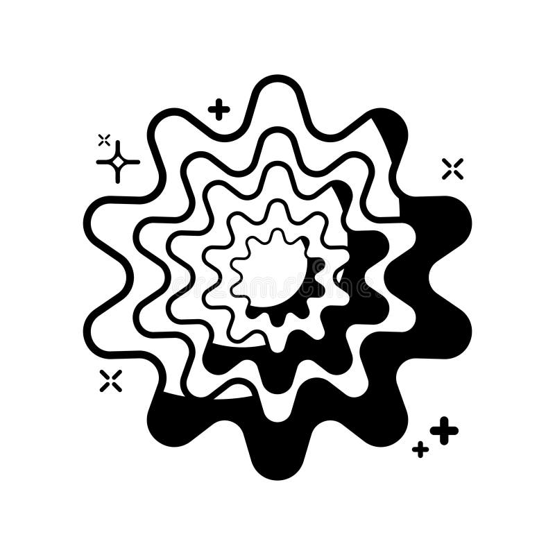 Isolated Monochrome Star Shape Icon Vector Stock Vector - Illustration ...