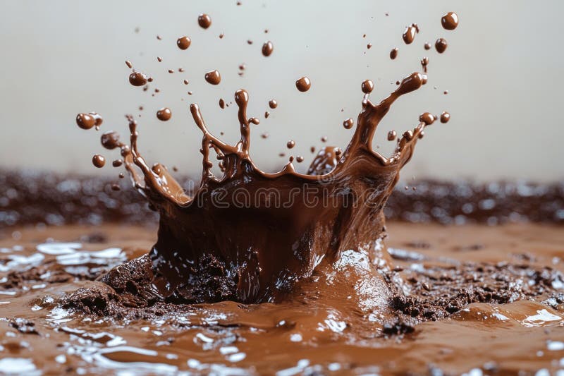 Isolated Mud Splash with Transparent Background - Perfect for Clean ...
