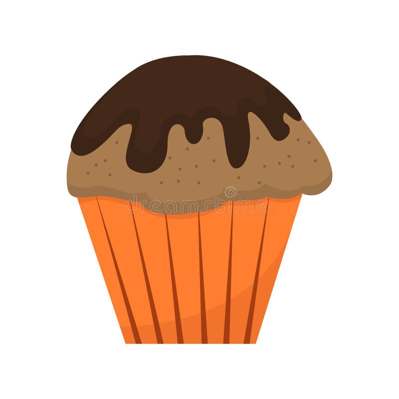 Isolated muffin icon stock vector. Illustration of food - 120074953