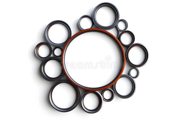 Isolated Multi Aperture Frame Perfect for Collage Designs Stock ...