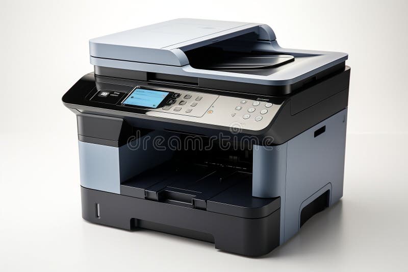Isolated Multifunction Printer in Modern Office. Generative AI Stock ...