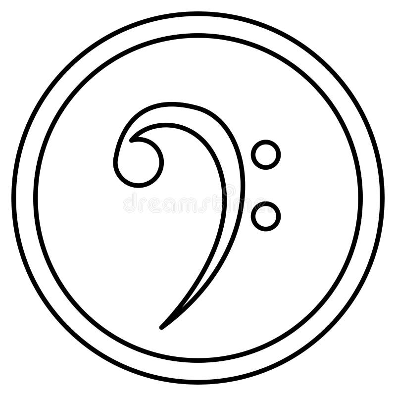 Isolated Music Note Inside Button Design Stock Vector - Illustration of ...