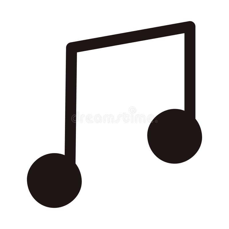 Isolated Musical Note Icon Vector Stock Vector - Illustration of ...