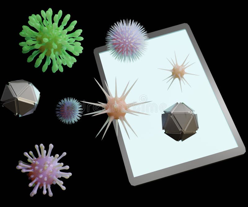 Isolated Nanovirus Stock Illustrations – 16 Isolated Nanovirus Stock ...