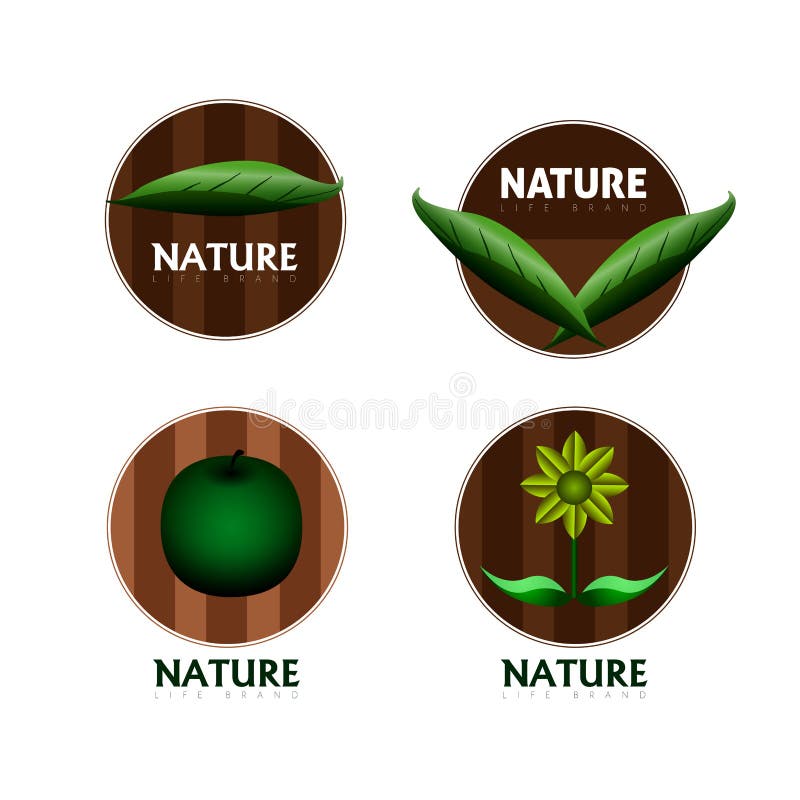 Isolated nature logo stock vector. Illustration of digitally - 82211791