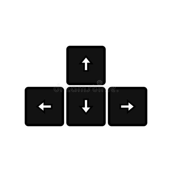 Isolated Navigation Keys Icon Stock Vector - Illustration of pictogram ...