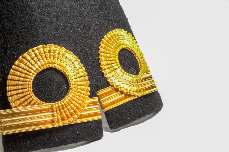 Isolated Navy Epaulet Rank Sign Stock Photo - Image of lieutenant ...