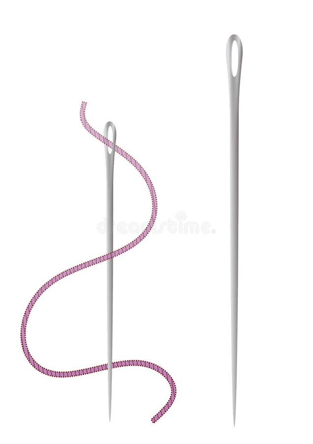 Isolated Needle stock vector. Illustration of embroidery - 81858876