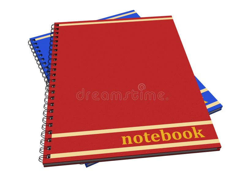 Isolated note book stock illustration. Illustration of note - 21872404