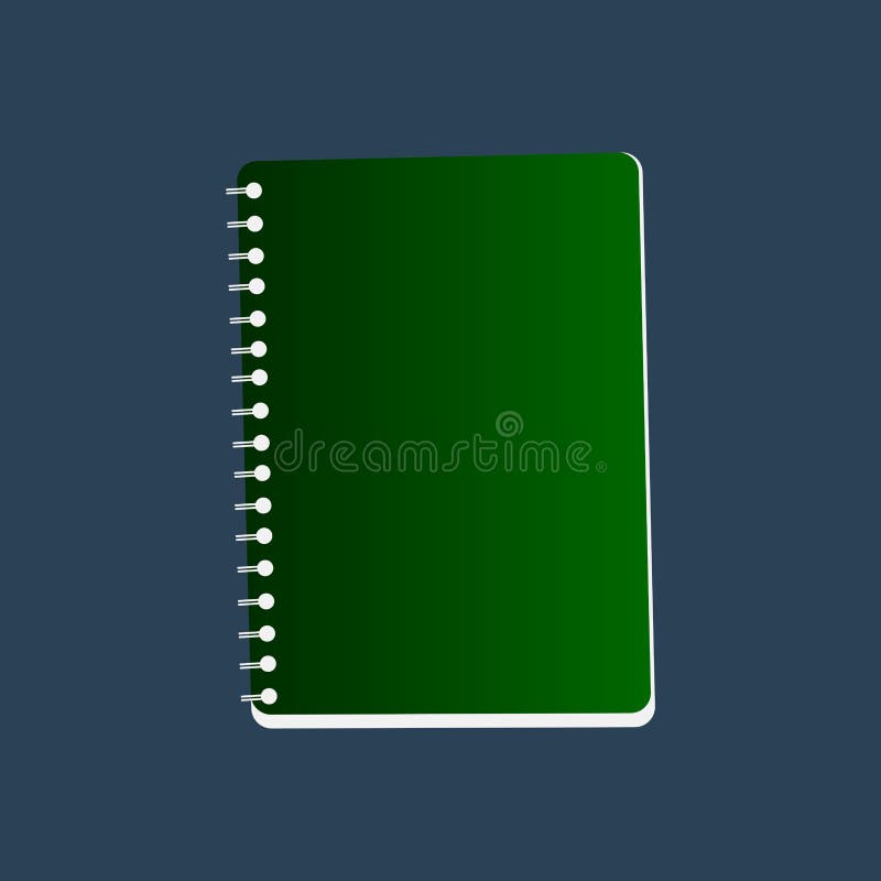 Isolated notebook icon stock illustration. Illustration of student ...