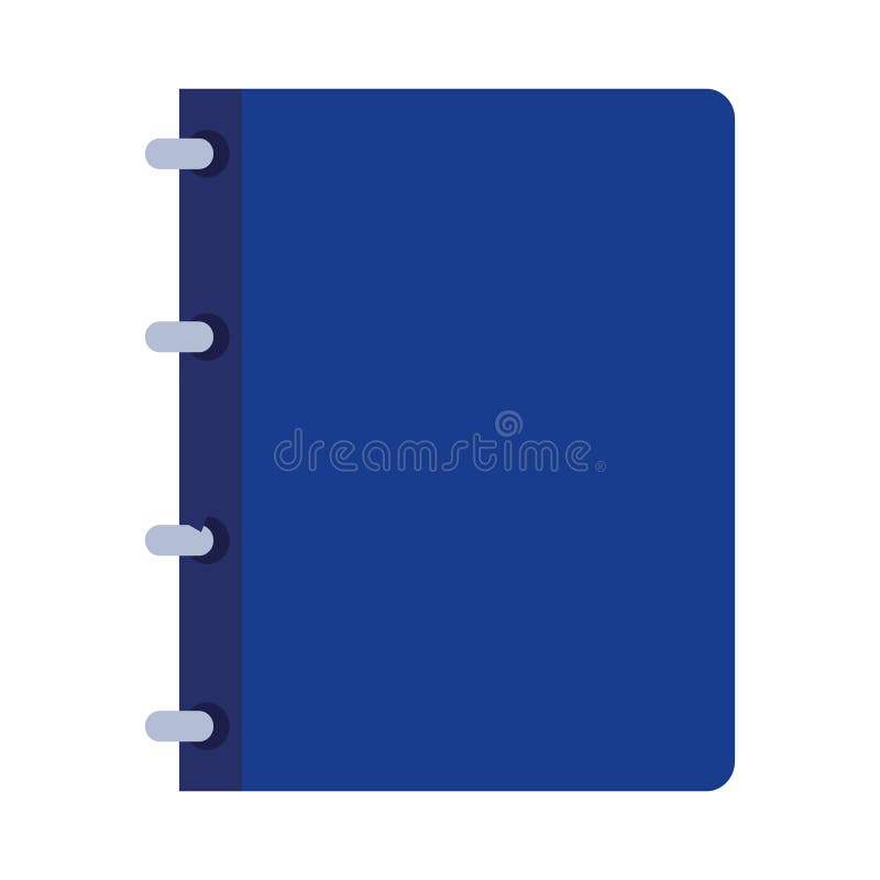 Isolated notebook study stock vector. Illustration of occupation ...