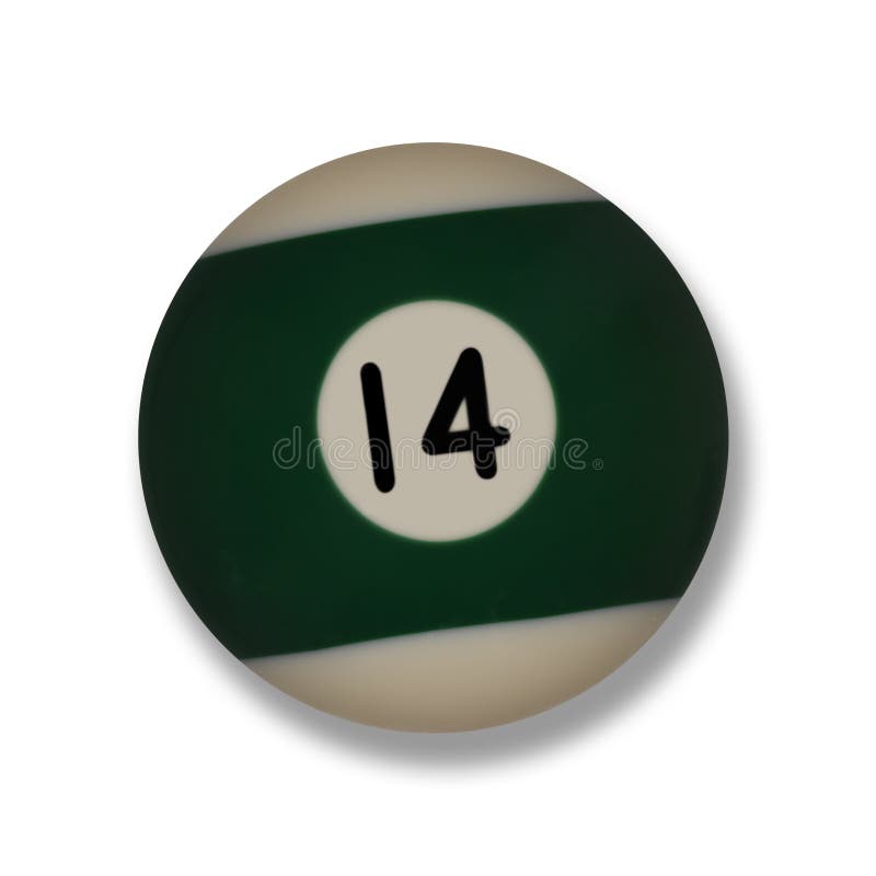 Pool Ball Number 14 Stock Photos - Free & Royalty-Free Stock Photos ...