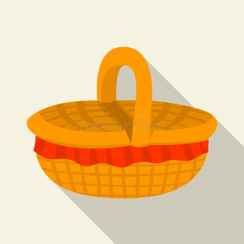 Vector Illustration of Basket and Empty Symbol. Collection of Basket ...