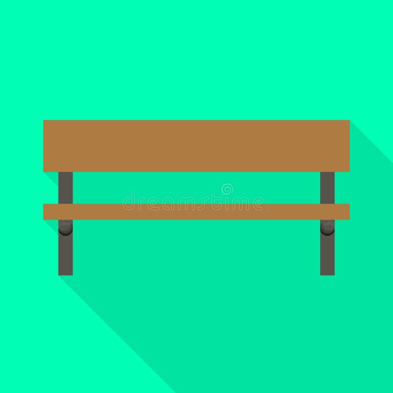Isolated Object of Bench and Seat Symbol. Web Element of Bench and ...