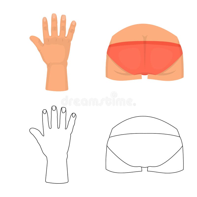 Isolated Object of Body and Part Sign. Set of Body and Anatomy Stock ... Isolated Object of Body and Part Sign. Set of Body and Anatomy Stock ...