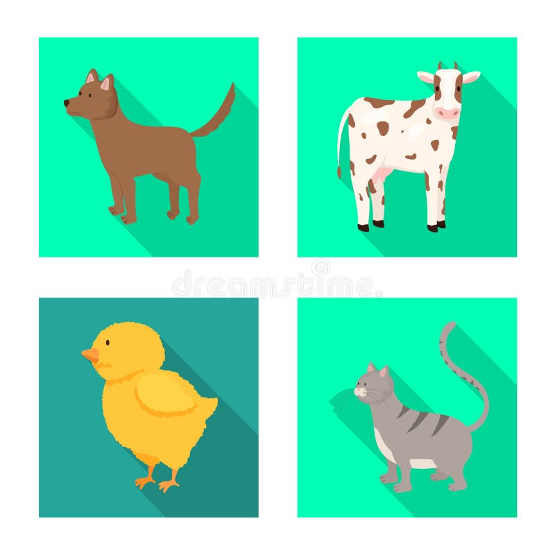 Isolated Object of Breeding and Kitchen Icon. Set of Breeding and ...