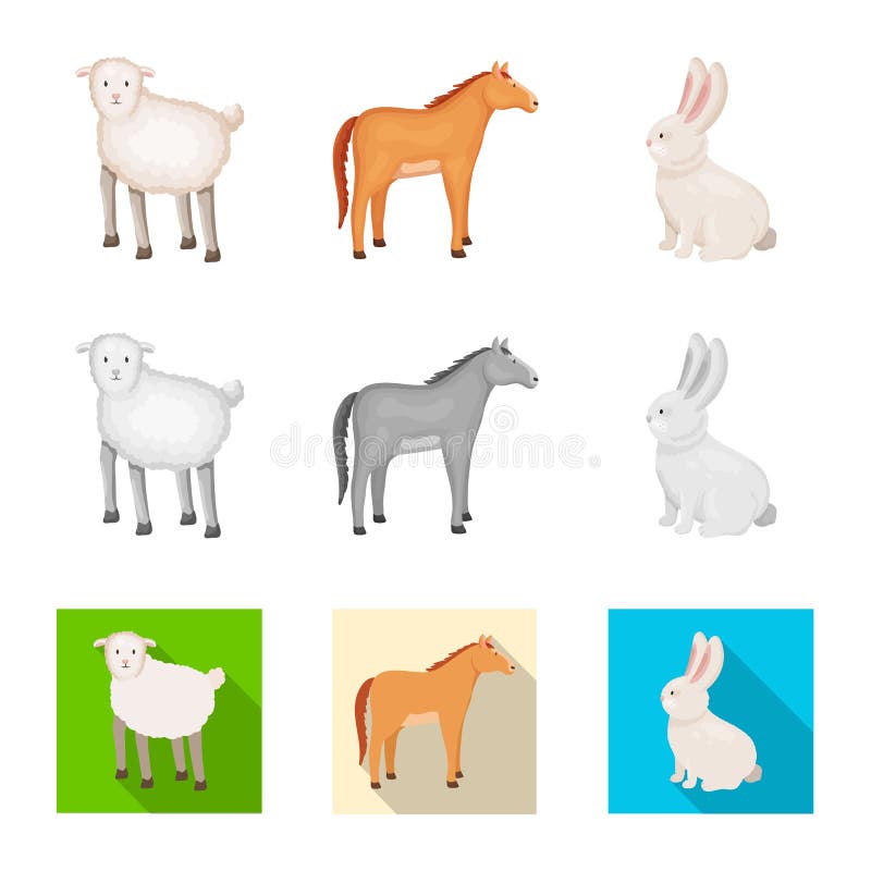 Isolated Object of Breeding and Kitchen Icon. Set of Breeding and ...
