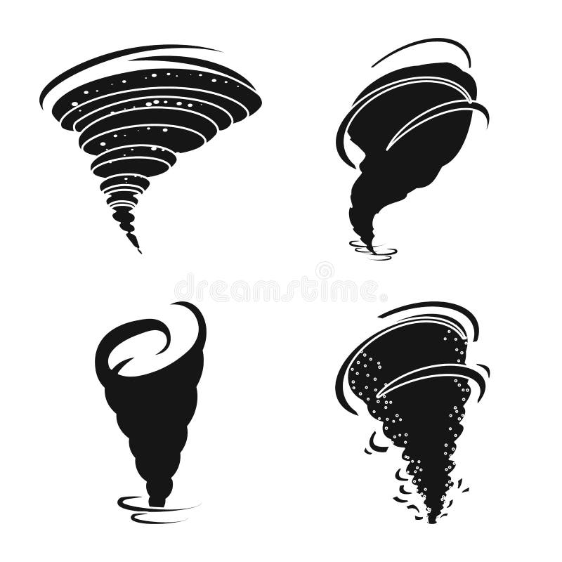 Isolated Object of Catastrophe and Meteorology Symbol. Set of ...