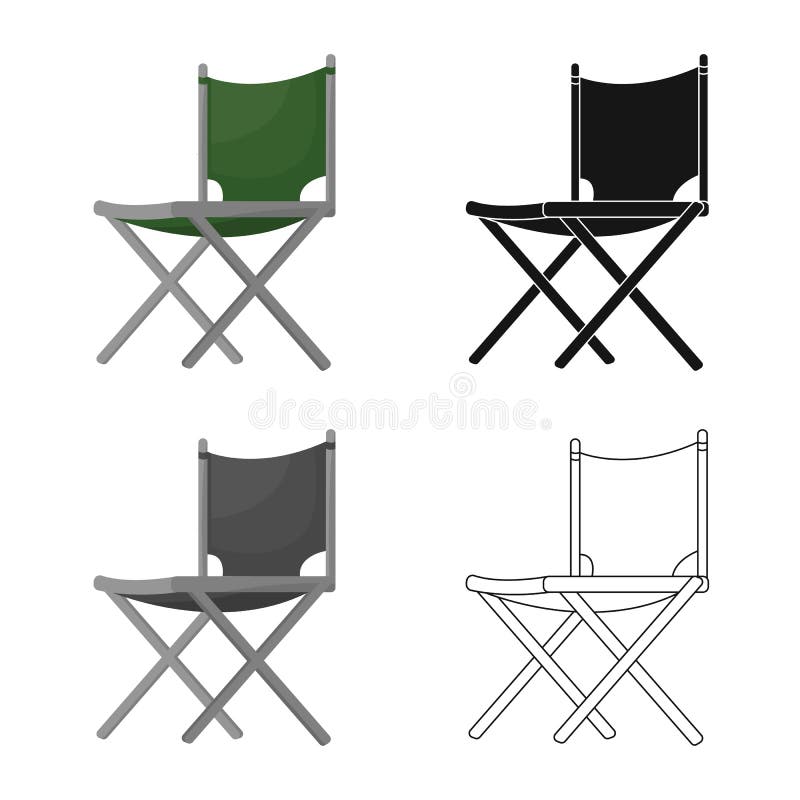 Vector Illustration of Chair and Folding Logo. Collection of Chair and ...