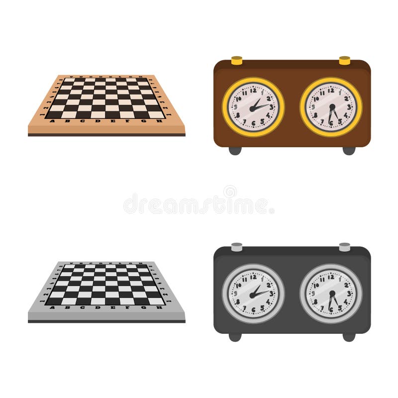 Isolated Object of Checkmate and Thin Icon. Collection of Checkmate and ...