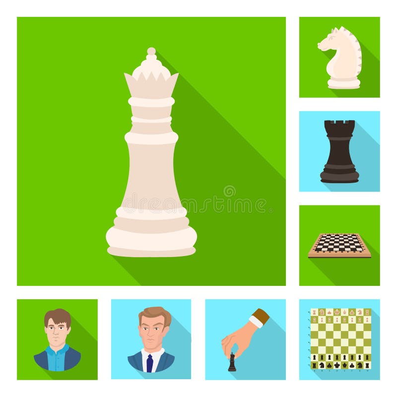 Vector Illustration of Checkmate and Thin Sign. Set of Checkmate and ...