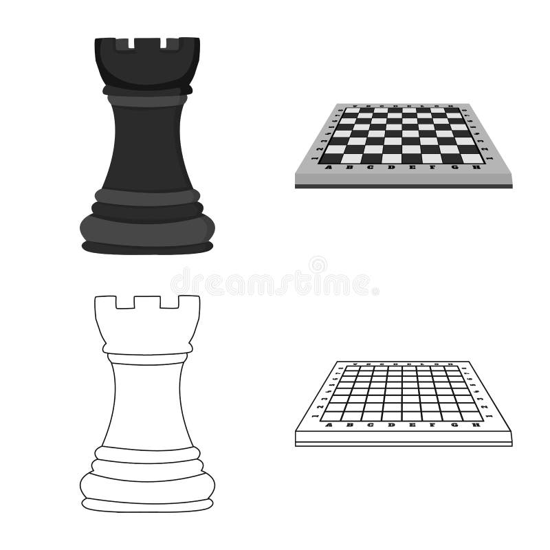 Isolated Object of Checkmate and Thin Logo. Collection of Checkmate and ...