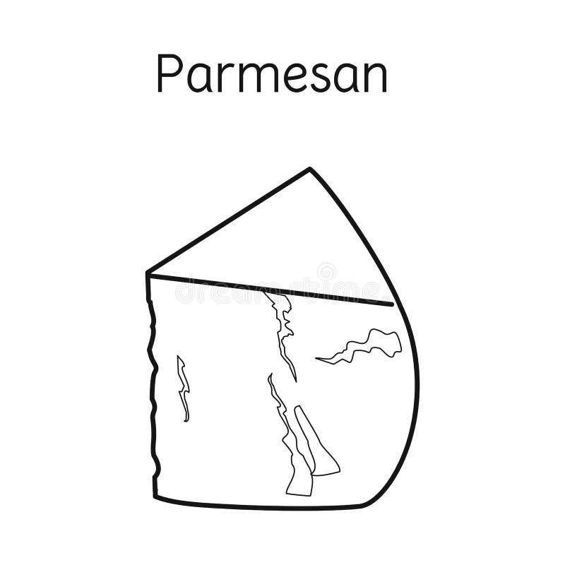 Vector Illustration of Cheese and Parmesan Icon. Graphic of Cheese and ...