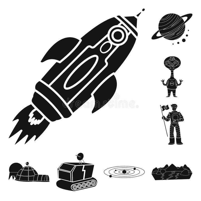 Isolated Object of Colonization and Sky Symbol. Set of Colonization and ...
