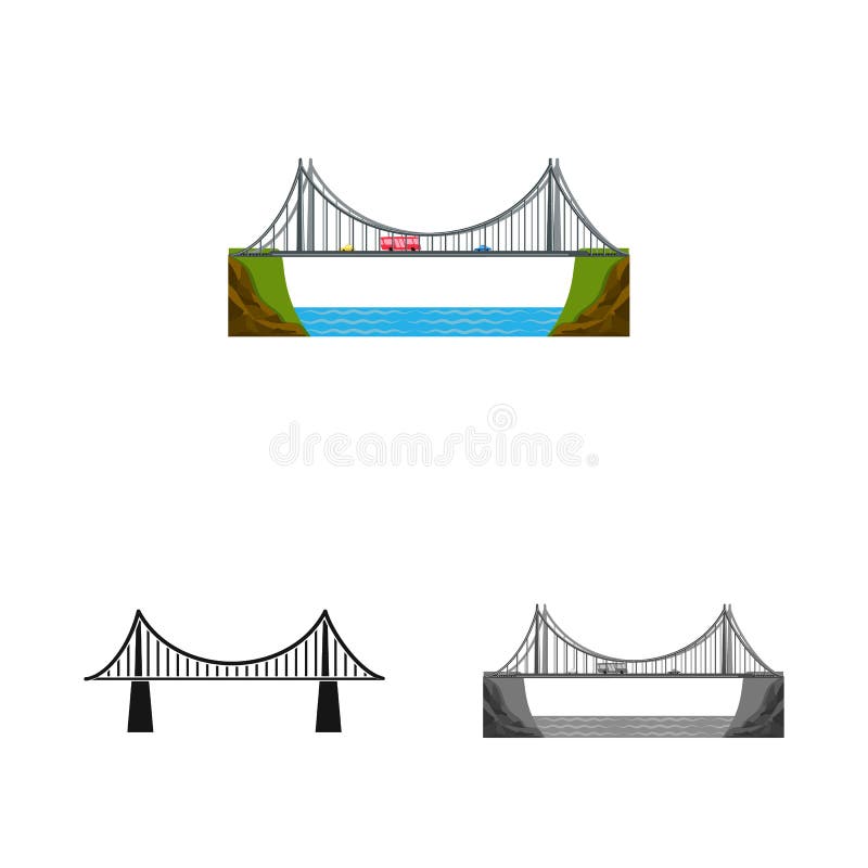 Isolated Object of Connection and Design Symbol. Collection of ...