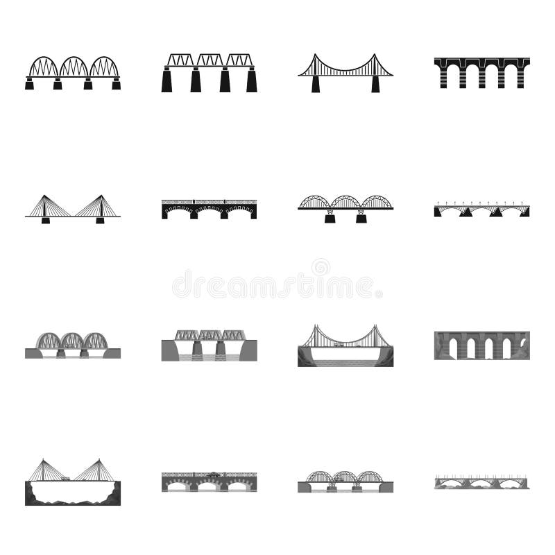 Isolated Object Of Connection And Design Symbol Set Of Connection And